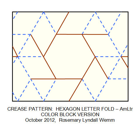 CREATIVE CREASINGS: HEXAGON LETTER FOLD