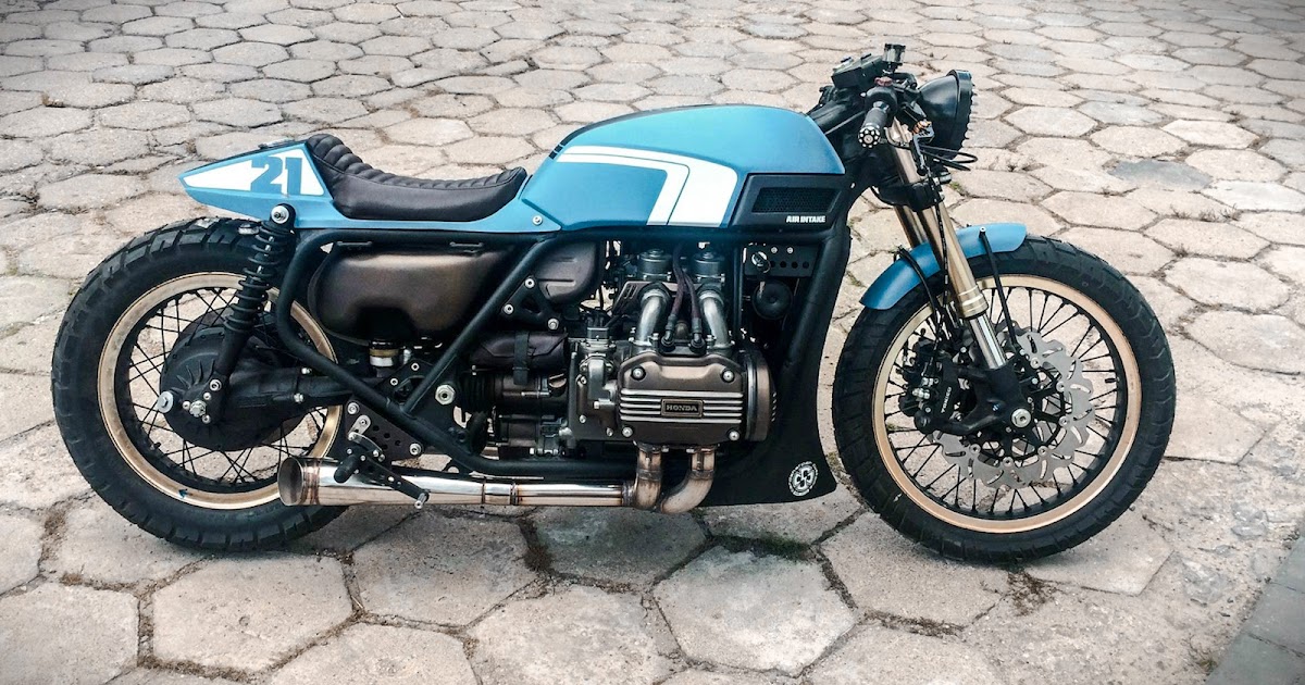 Blue Gold Wing - Inazuma café racer