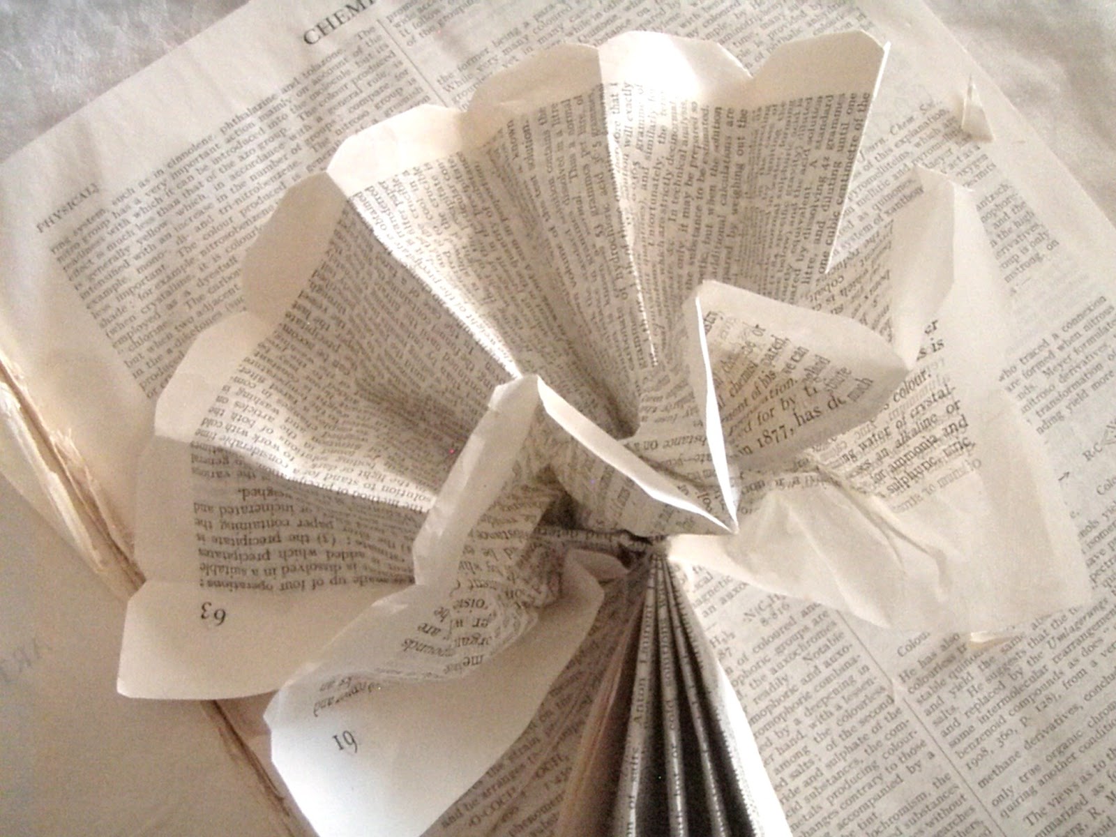 Cabin & Cottage : About Those Paper Flowers. . .