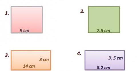 PERÍMETRO Y ÁREA DE FIGURAS PLANAS: ACTIVIDADES DE APRENDIZAJE