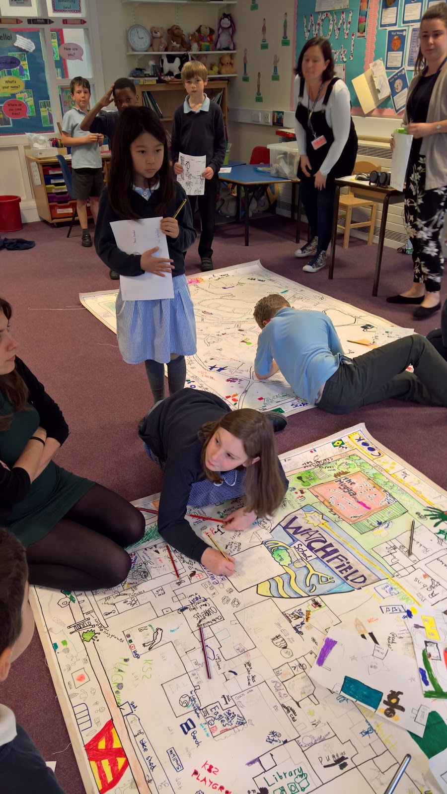 Watchfield Village Map: Watchfield Primary School (part two)