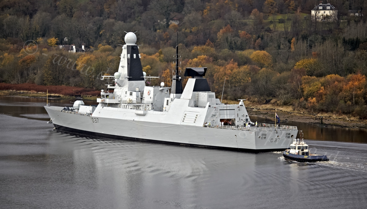 Dougie Coull Photography: (HMS) Duncan - Second Sea Trials
