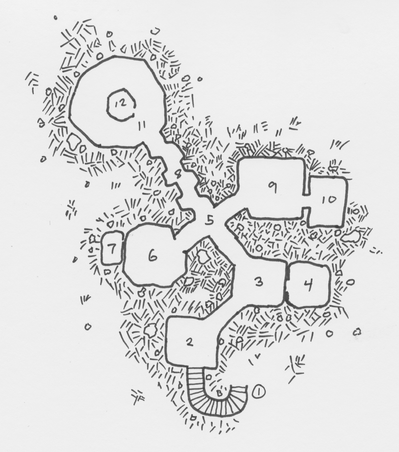Simple Dungeon Map