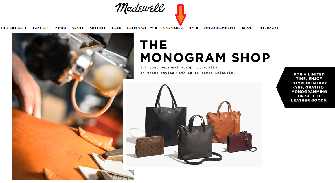 J.Crew Aficionada: Madewell News: Monogramming, Store Events, & New Store!