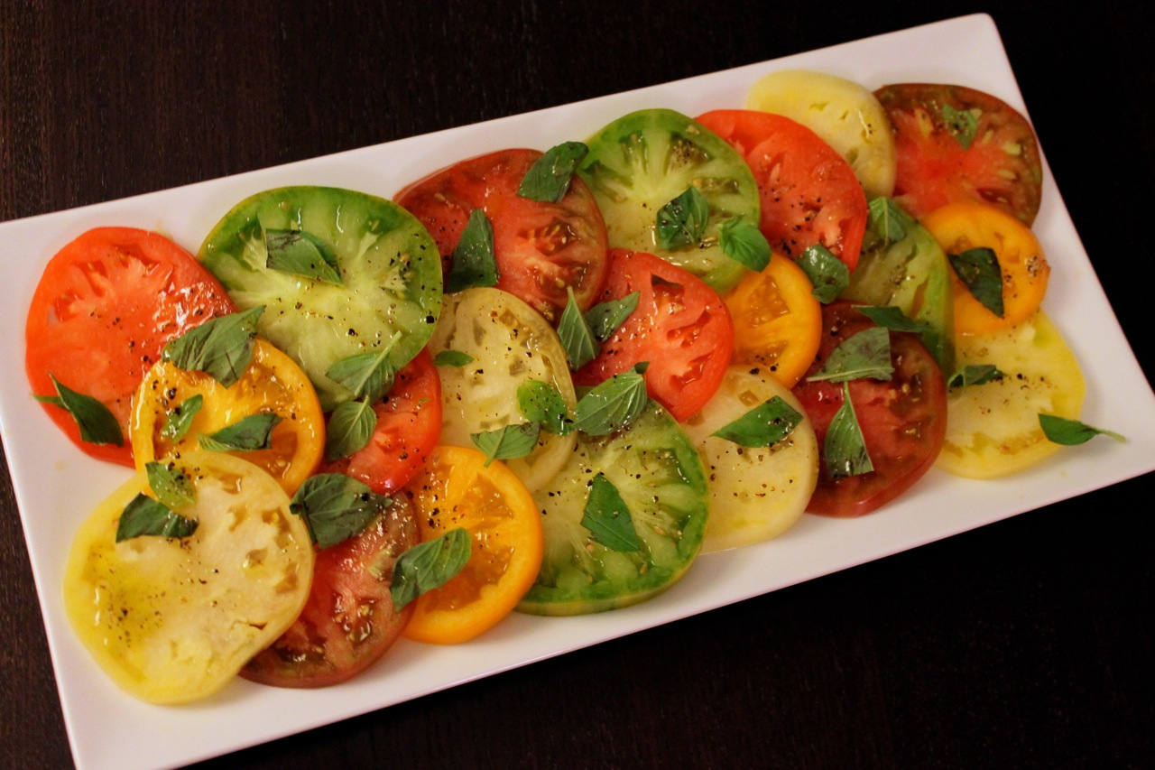Cook In / Dine Out: Sliced Fresh Tomato Salad
