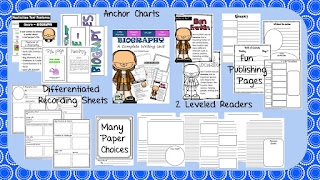 Writing Biographies Part 2 and a FREEBIE! | Little Priorities