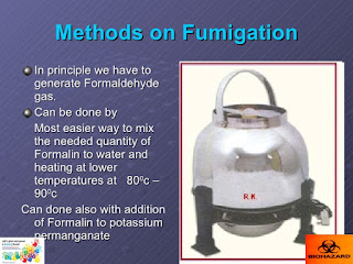 What is the fumigation and fogging?