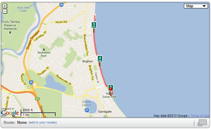 parkrunfans blog: parkrun course description: Sandgate, Brisbane