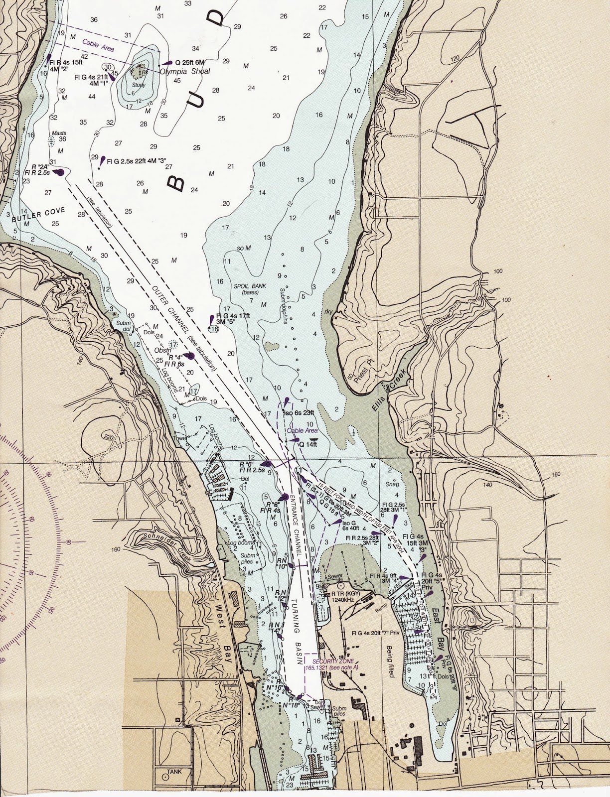 Tanzer 16: Tanzer 16 -- Race Course Chart for Dinghy Sailing