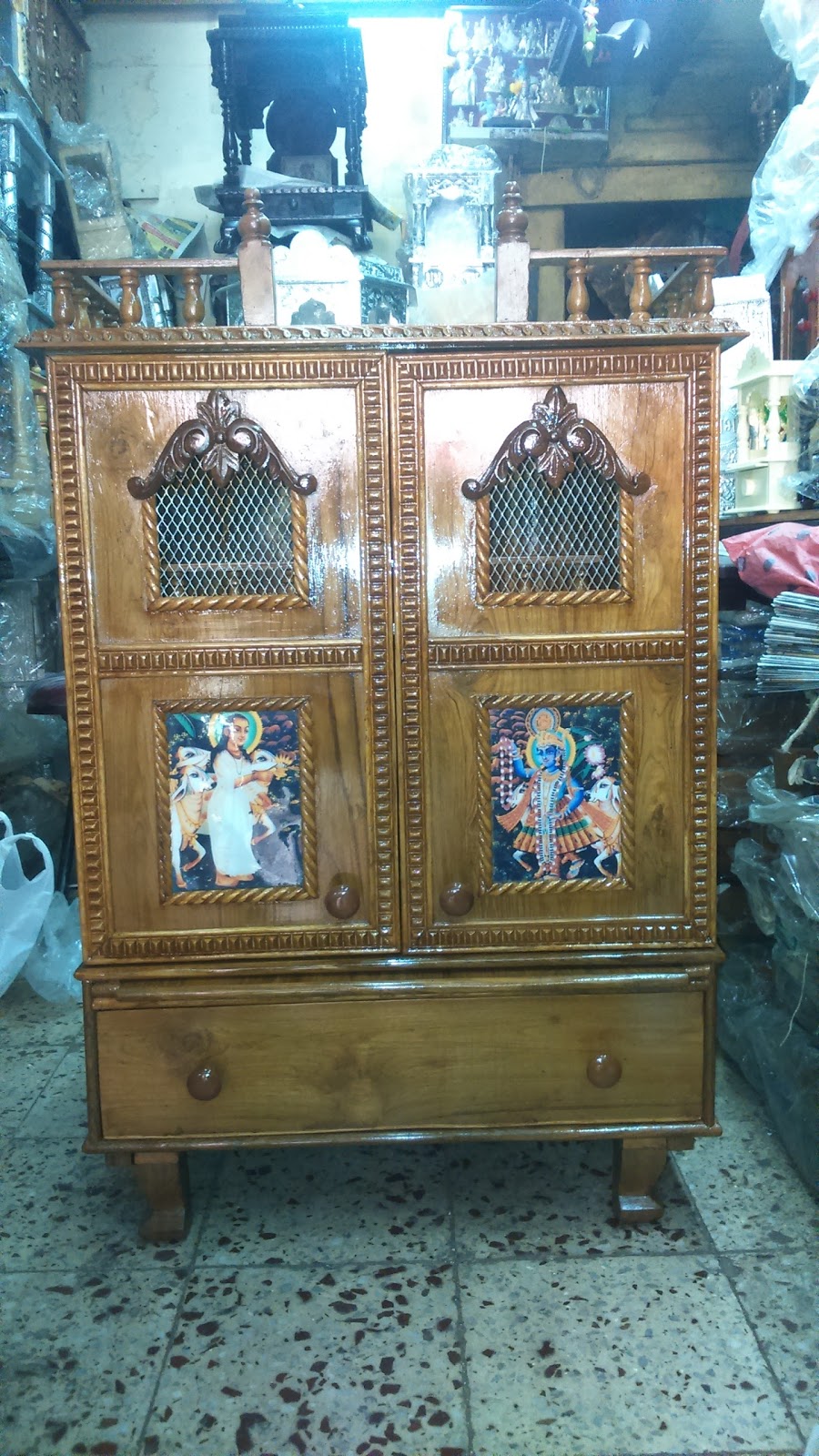 D. B. Furniture: Pushtimarg temple for Kanhaji