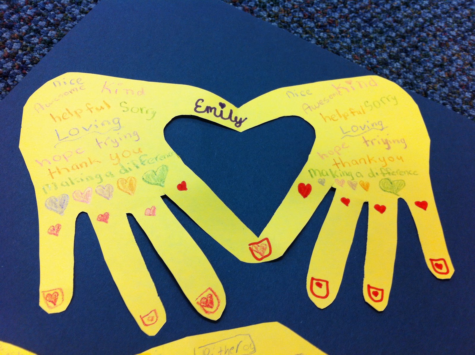 Thinking of Teaching: Hands of Kindness for Newtown