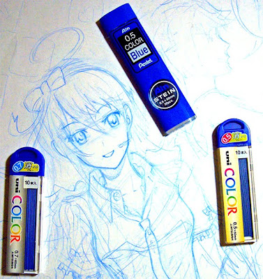 JamJamCat: Why Use a Blue Lead mechanical pencil?