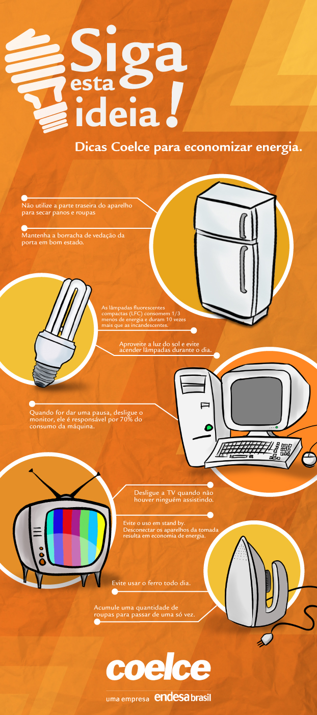 Coreaú na Mídia: Dicas para economizar energia elétrica!!!