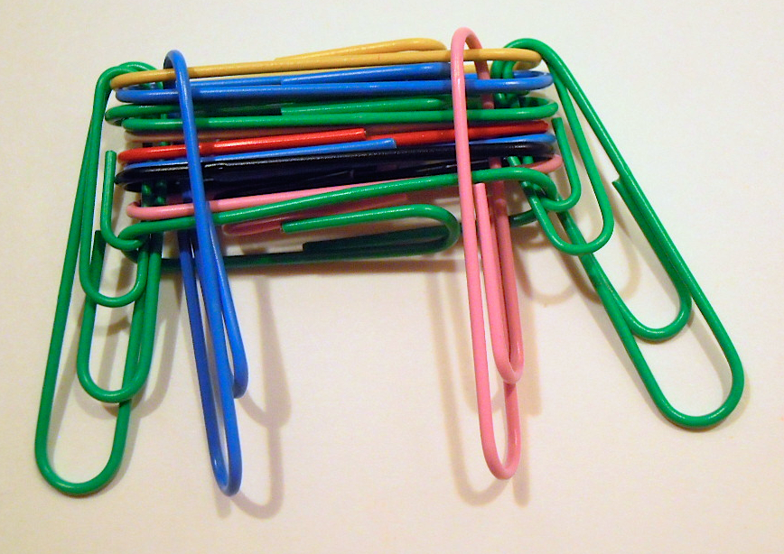 An Elephant a Day: Elephant No. 289: Paper Clip Sculpture