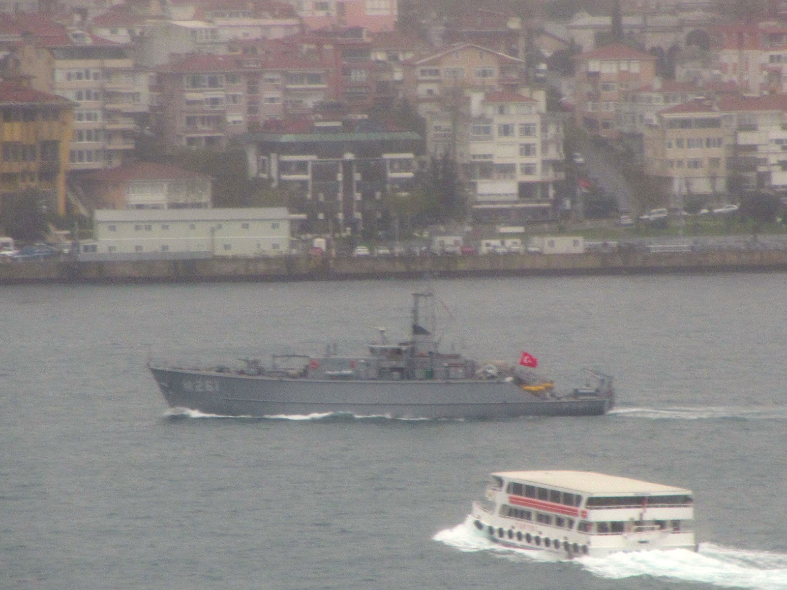 WARSHIPS ON THE BOSPHORUS: M-261 EDREMİT ENGIN CLASS (MINE WARFARE SHIP)