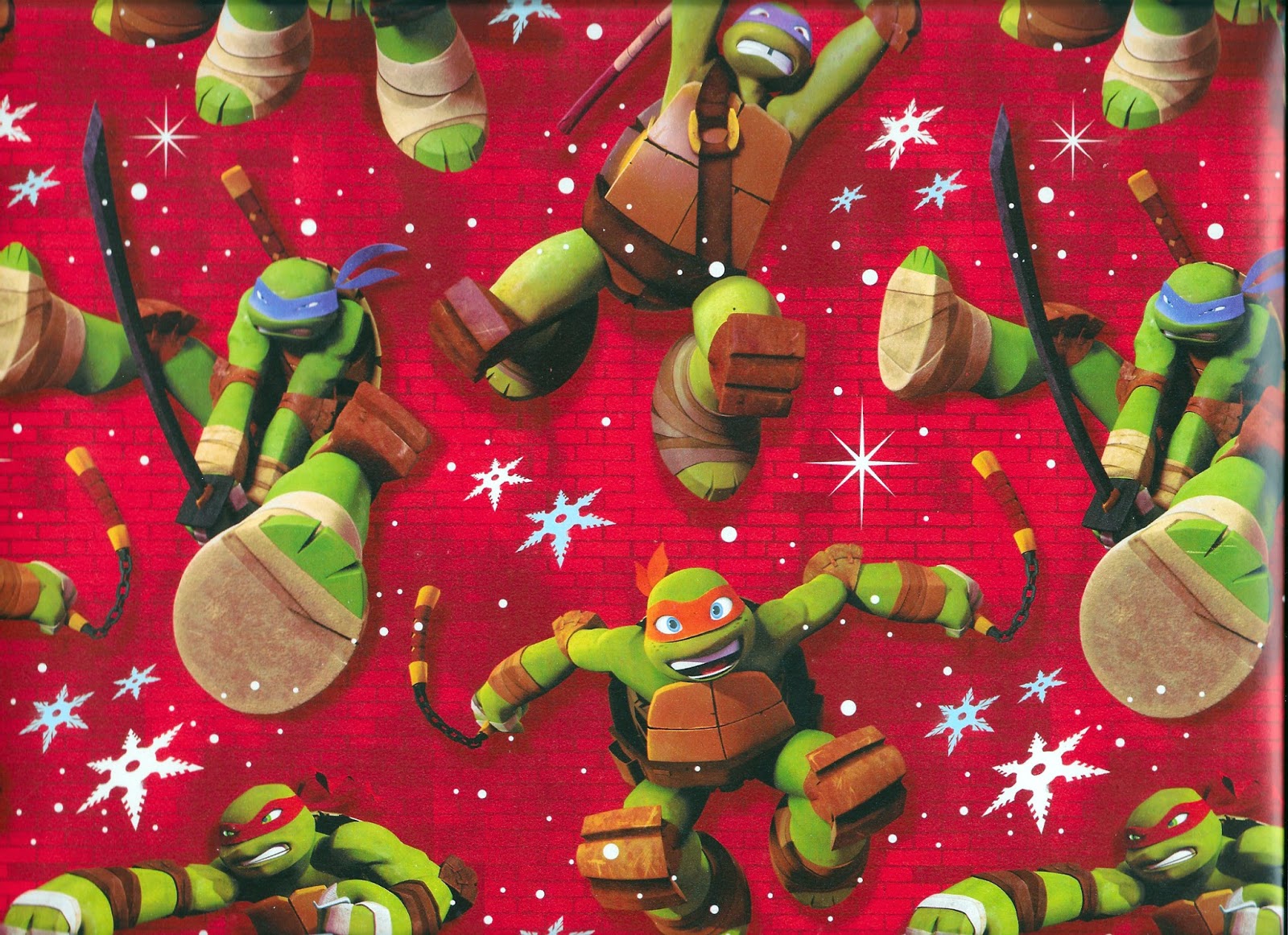 The Sewer Den: 24 Days of Turtle (2014): Day 9 (Gift Wrap Bundle)