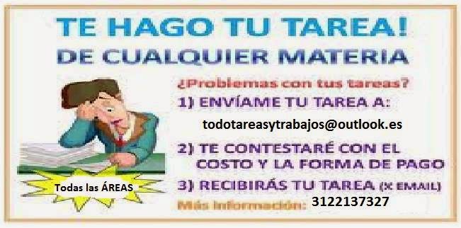 Todo Tareas: Te Hago Tu Tarea!!