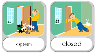 Cold Heat: Opposites: Open and closed