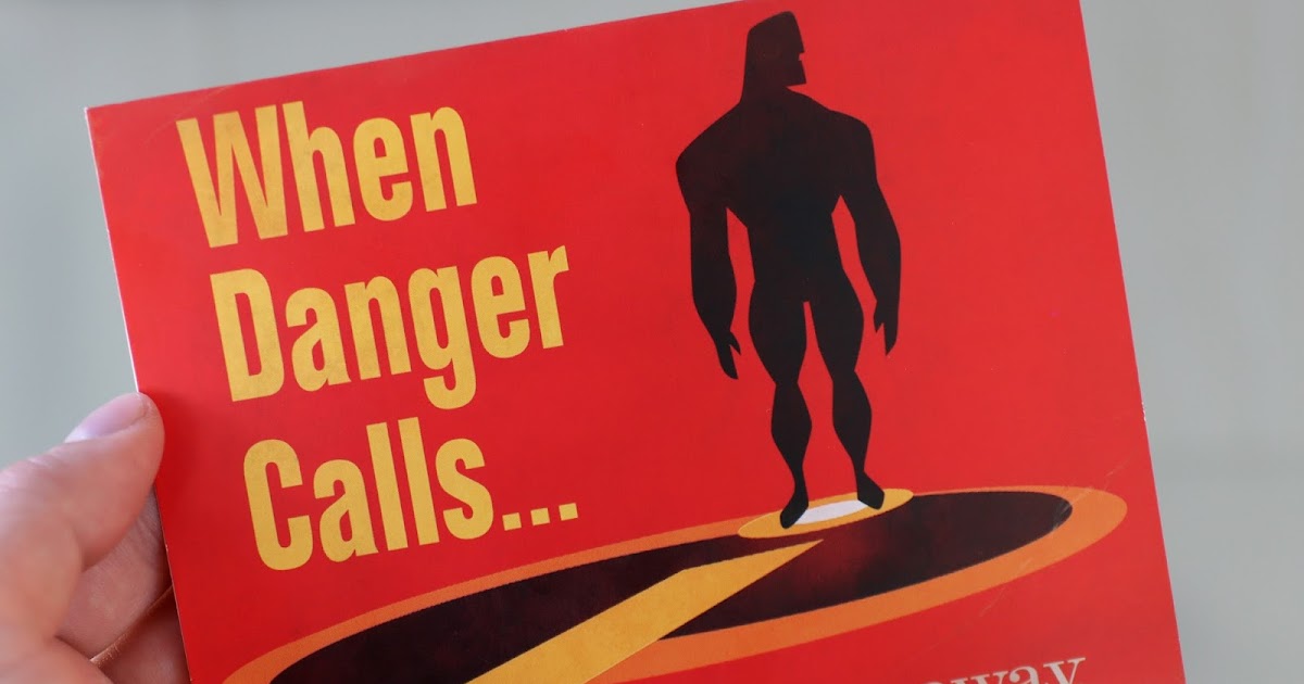 Dan the Pixar Fan: The Incredibles: "When Danger Calls" Geeting Card ...