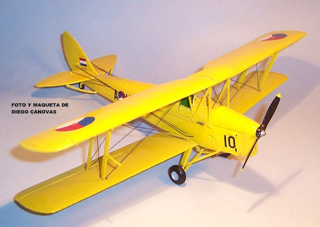 Maquetasdiego: 🛩👉 DH-82 TIGER MOTH | AVION BIPLANO DE ENTRENAMIENTO ...