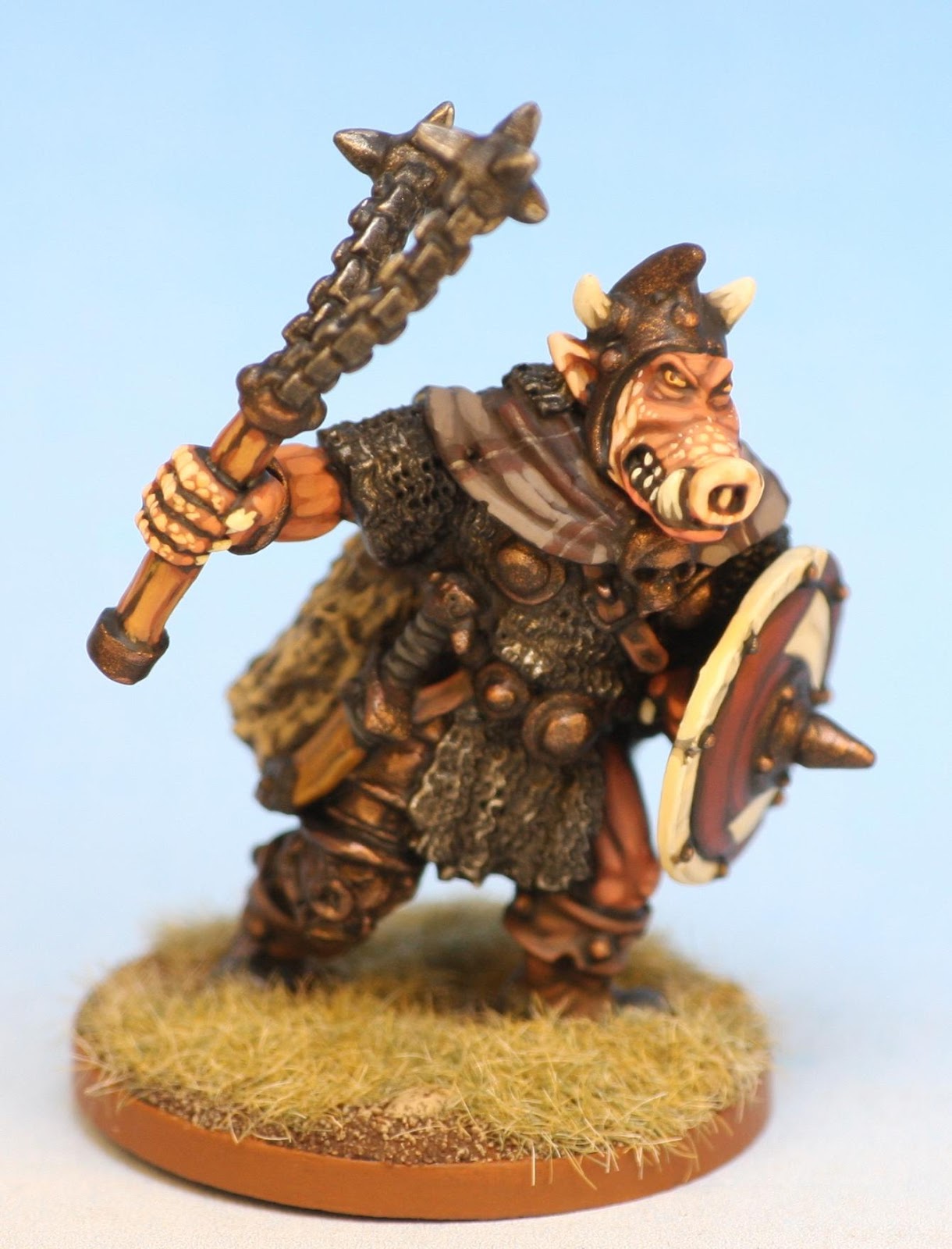 Einar Olafson Painting: Fanticide: Pig-faced Orc Warlord