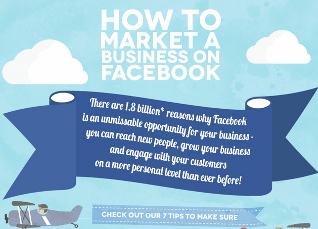How To Market A Business On Facebook [Infographic] - Visualistan