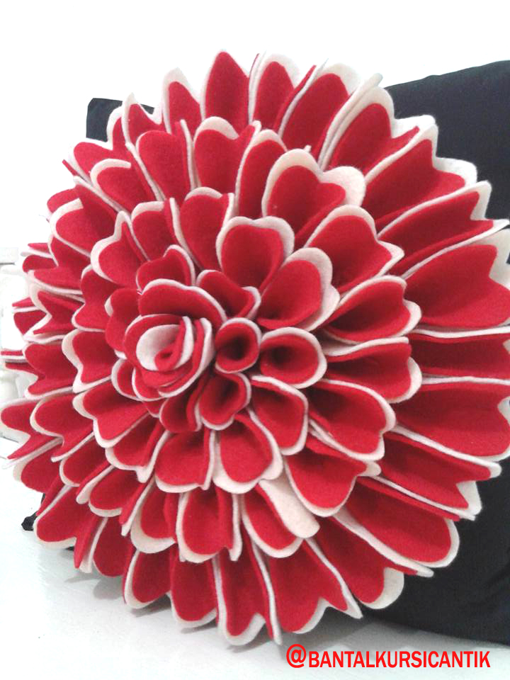 Bantal Bunga - Bantal Kursi Cantik
