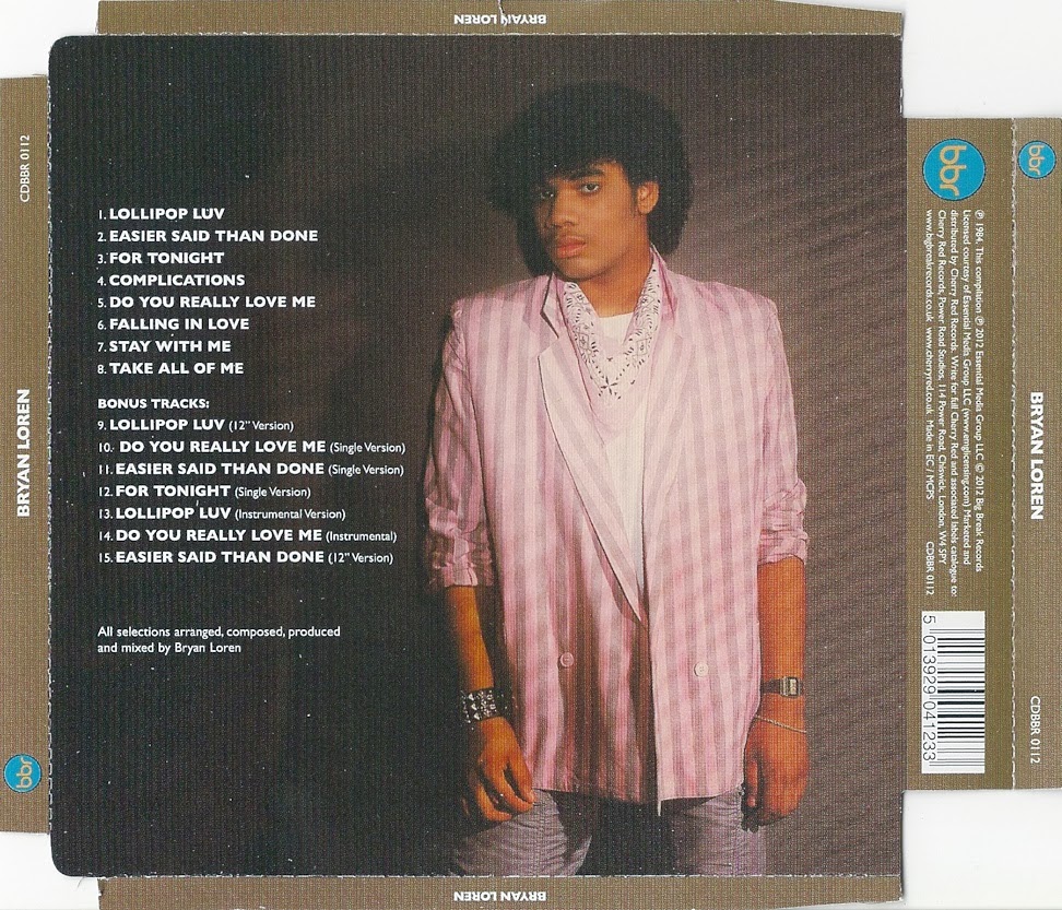 BENTLEYFUNK: Bryan Loren 1984 Bryan Loren Extended CD