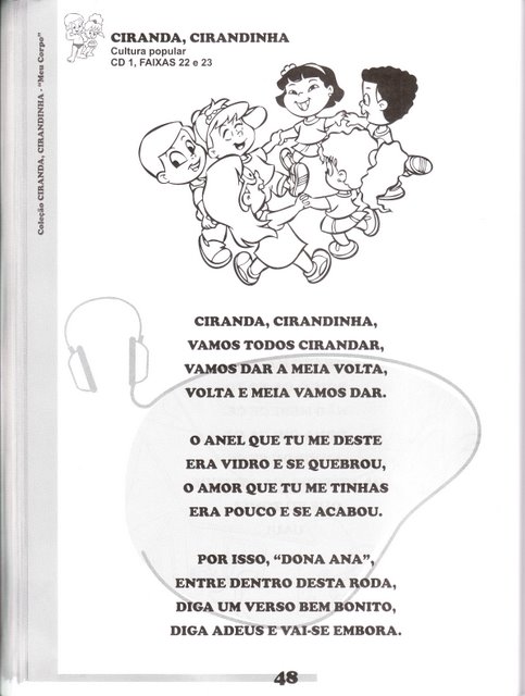 brincando de aprender: Ciranda Cirandinha - Meu Corpo