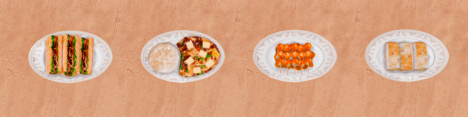 Utopia Sims: "City Living" Food Texture