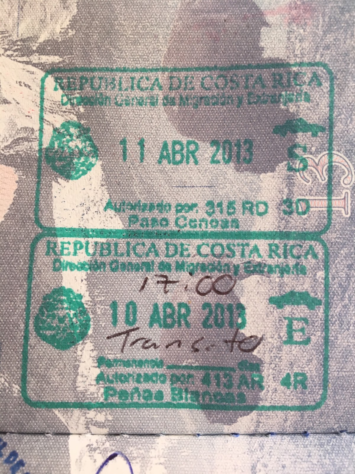 Tamerlane's Thoughts: Latin American passport stamps
