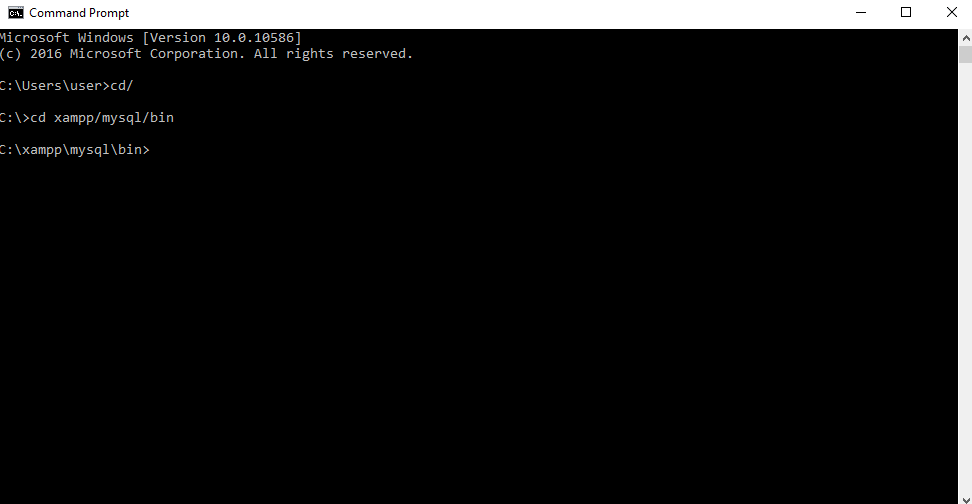 Cara Mengaktifkan MYSQL di XAMPP melalui CMD ( Command Prompt ) - SMK ...
