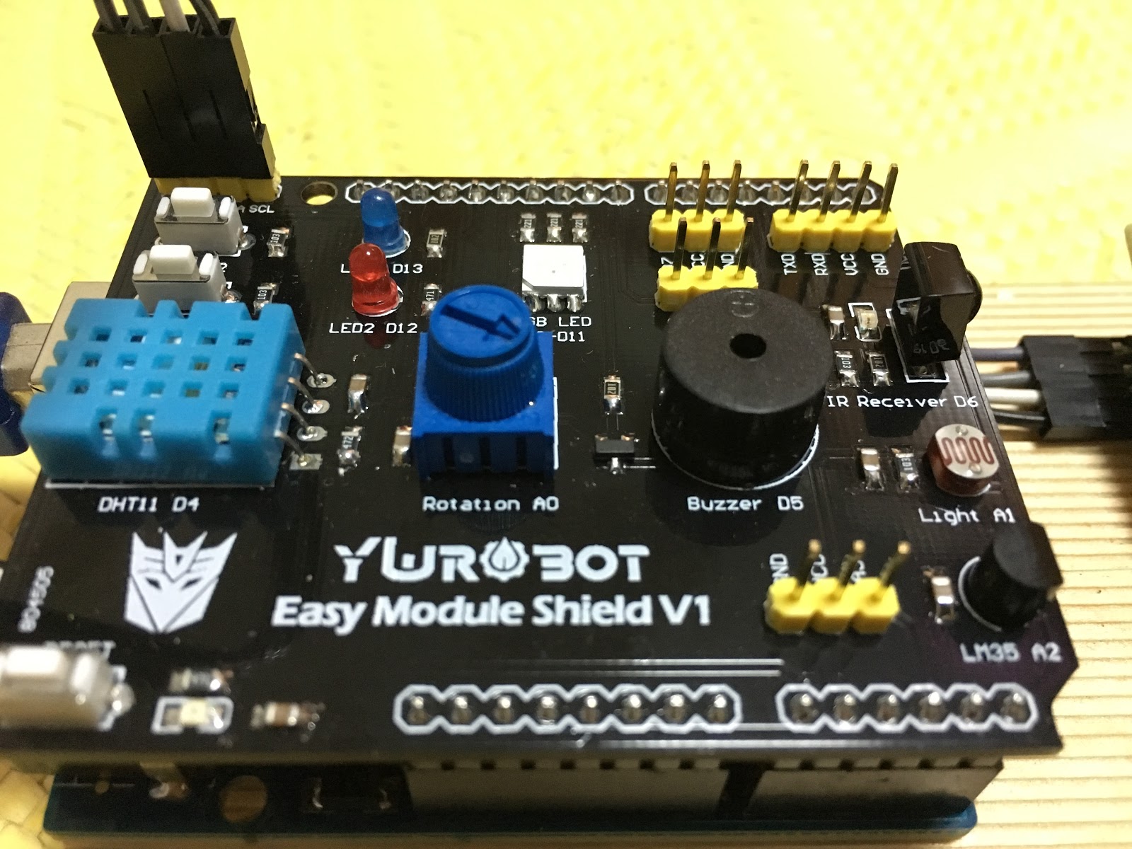 小p老師的教具工房 Ywrobot Easy Shield Module擴充版