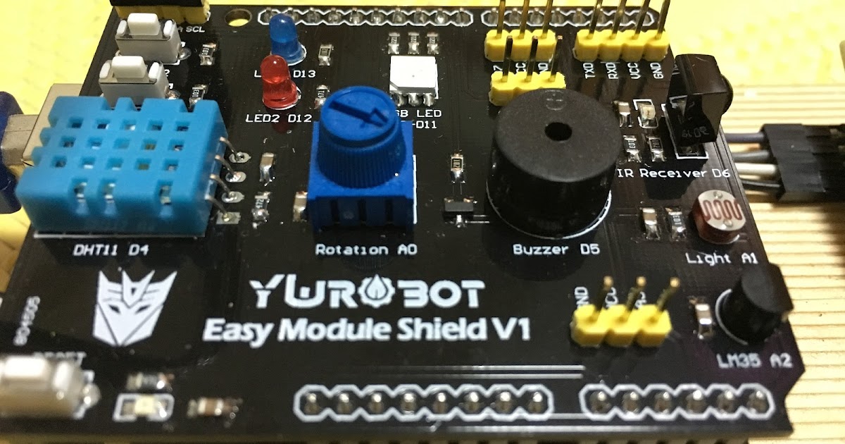 小p老師的教具工房: Ywrobot easy shield module擴充版