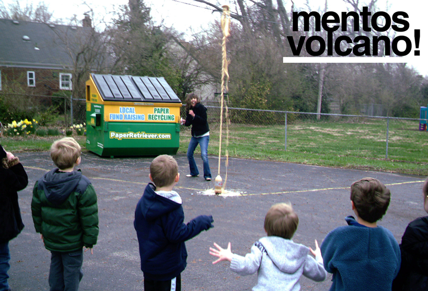 E is for Explore!: Fun with Mentos