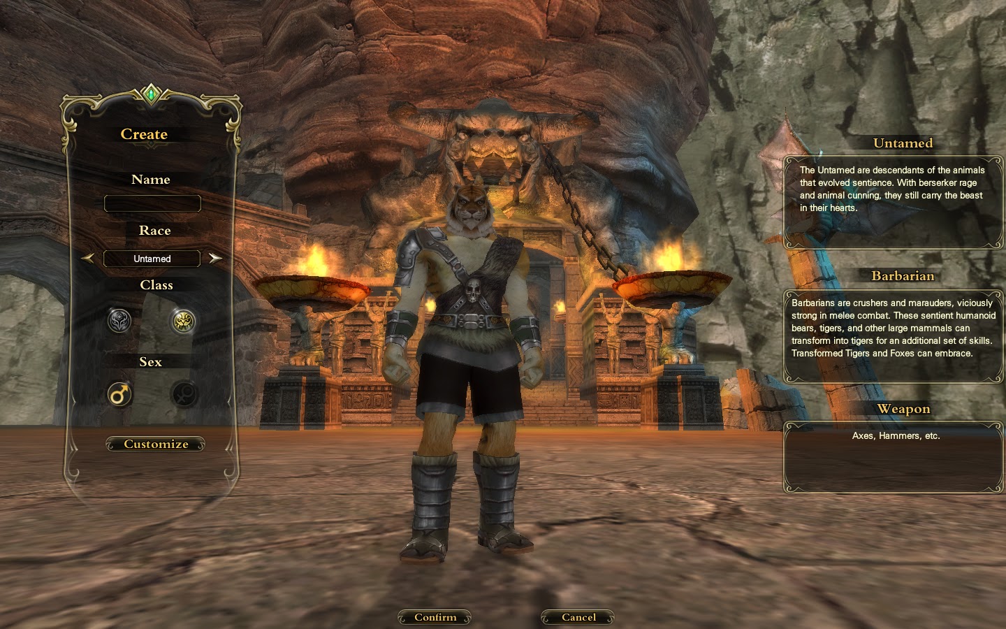 Quantum MMO: Perfect World: Character Customization