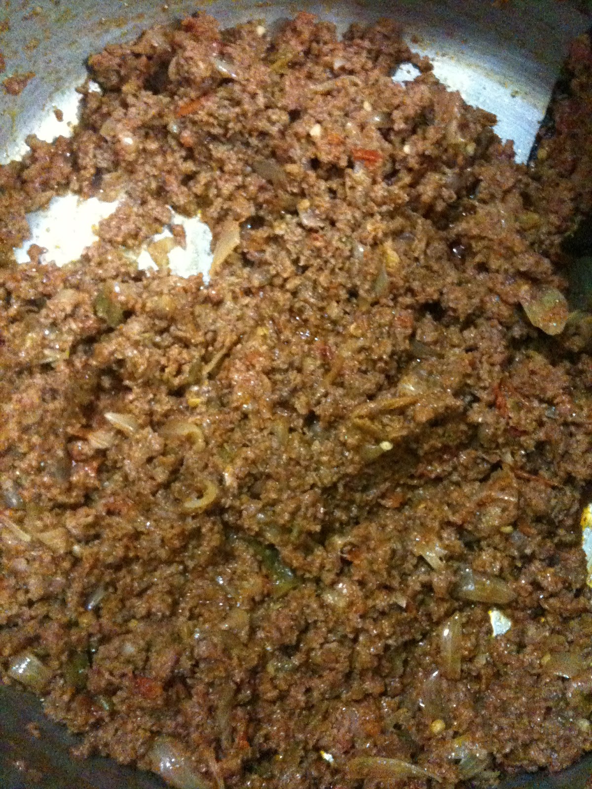 My Passion For Cooking: Baked Capsicum Stuffed With Mince Fried Rice