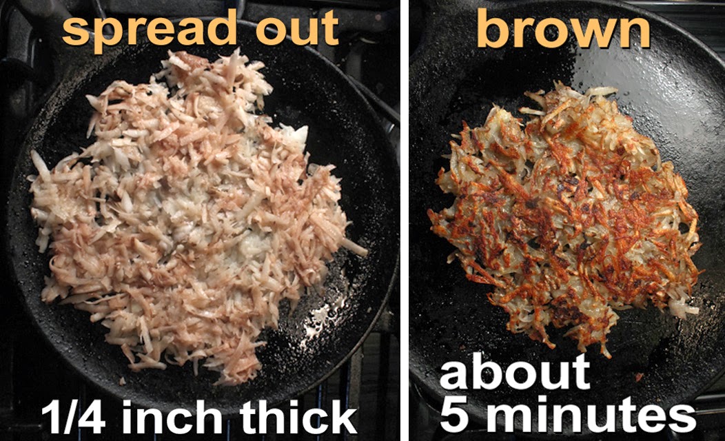 The 99 Cent Chef: Old School Grated Hash Browns