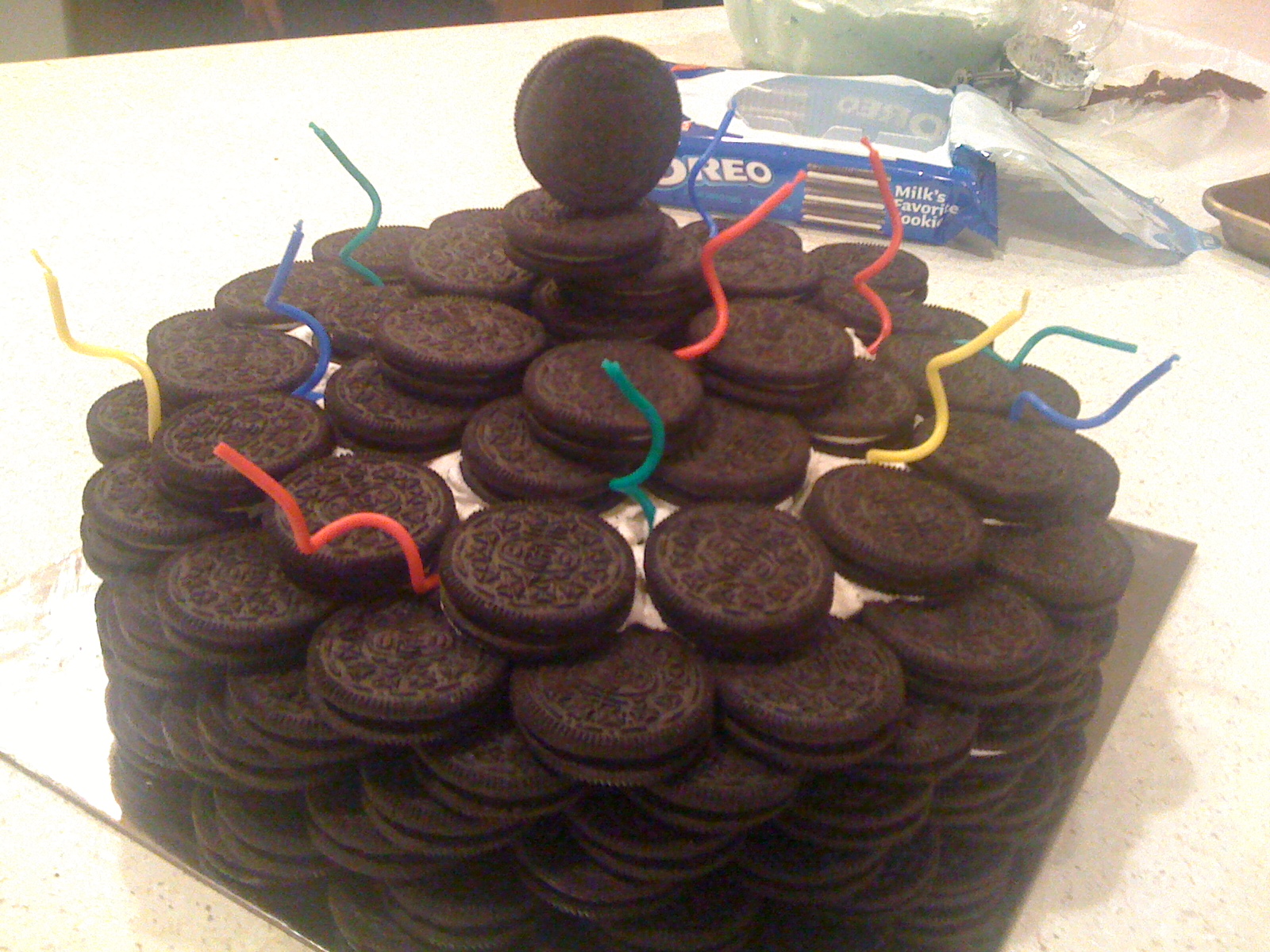 Perfectly Passionate: Oreo Tower Cake