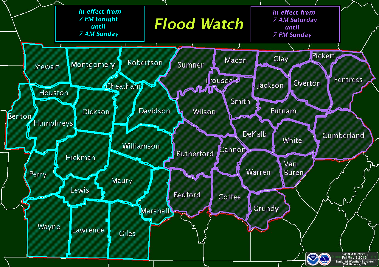 The Weather Guy: Friday Night Weather Update - Flooding Rains Saturday