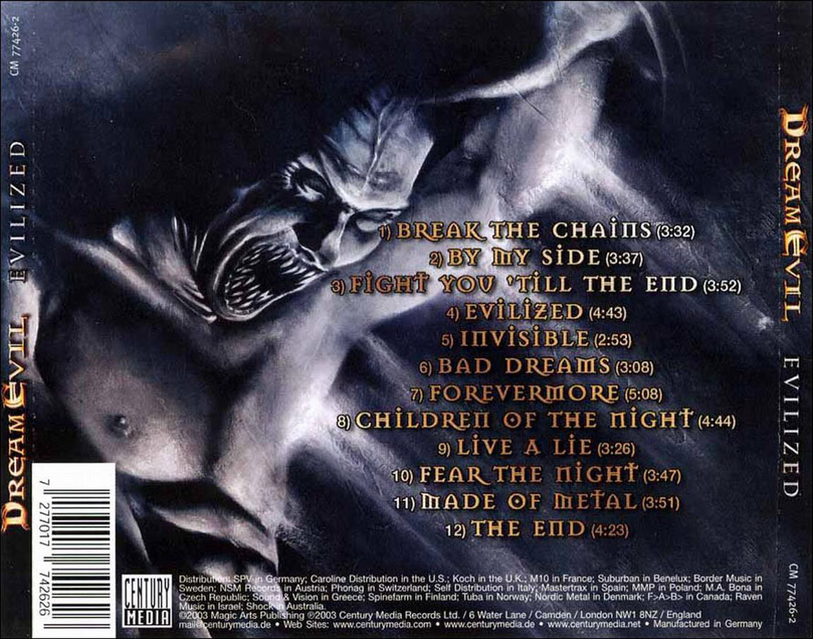 ROCK PARA TUS OIDOS: DREAM EVIL 2003 - EVILIZED