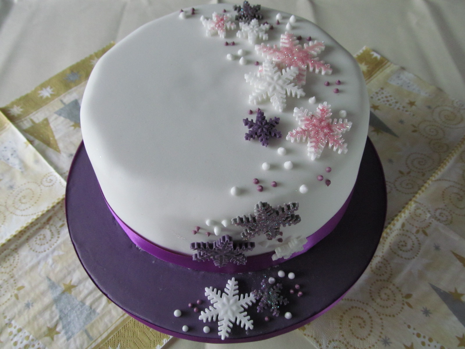 Good Food, Shared: Mich Turner's Snowflake Christmas Cake