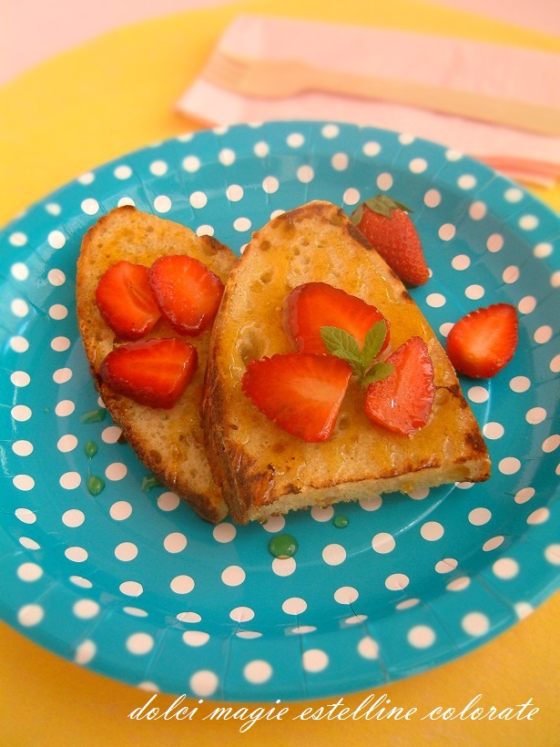 Dolci Magie di Virginia: Pain perdu in versione light con fragole