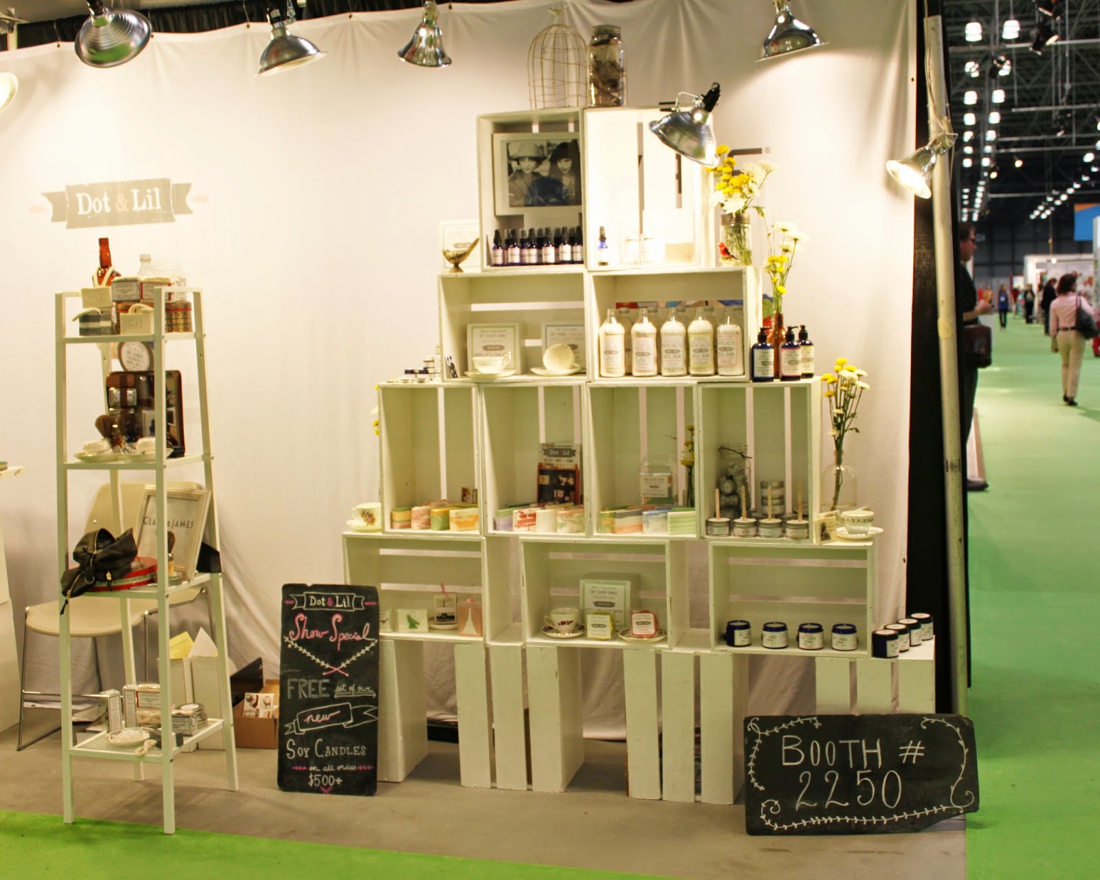 our booth at the 2014 National Stationery Show – Dot & Lil