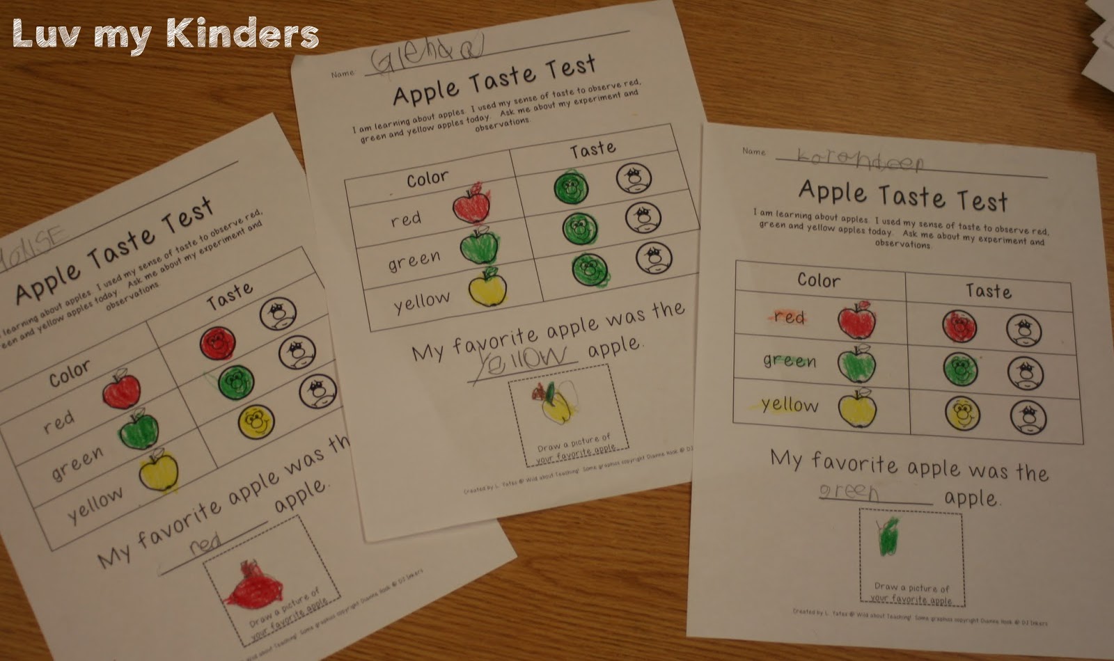 Luv My Kinders: Five for Fraturday! Loads of Apples!