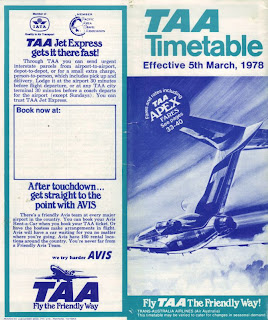 Airline memorabilia: TAA Trans Australia Airlines (1978)