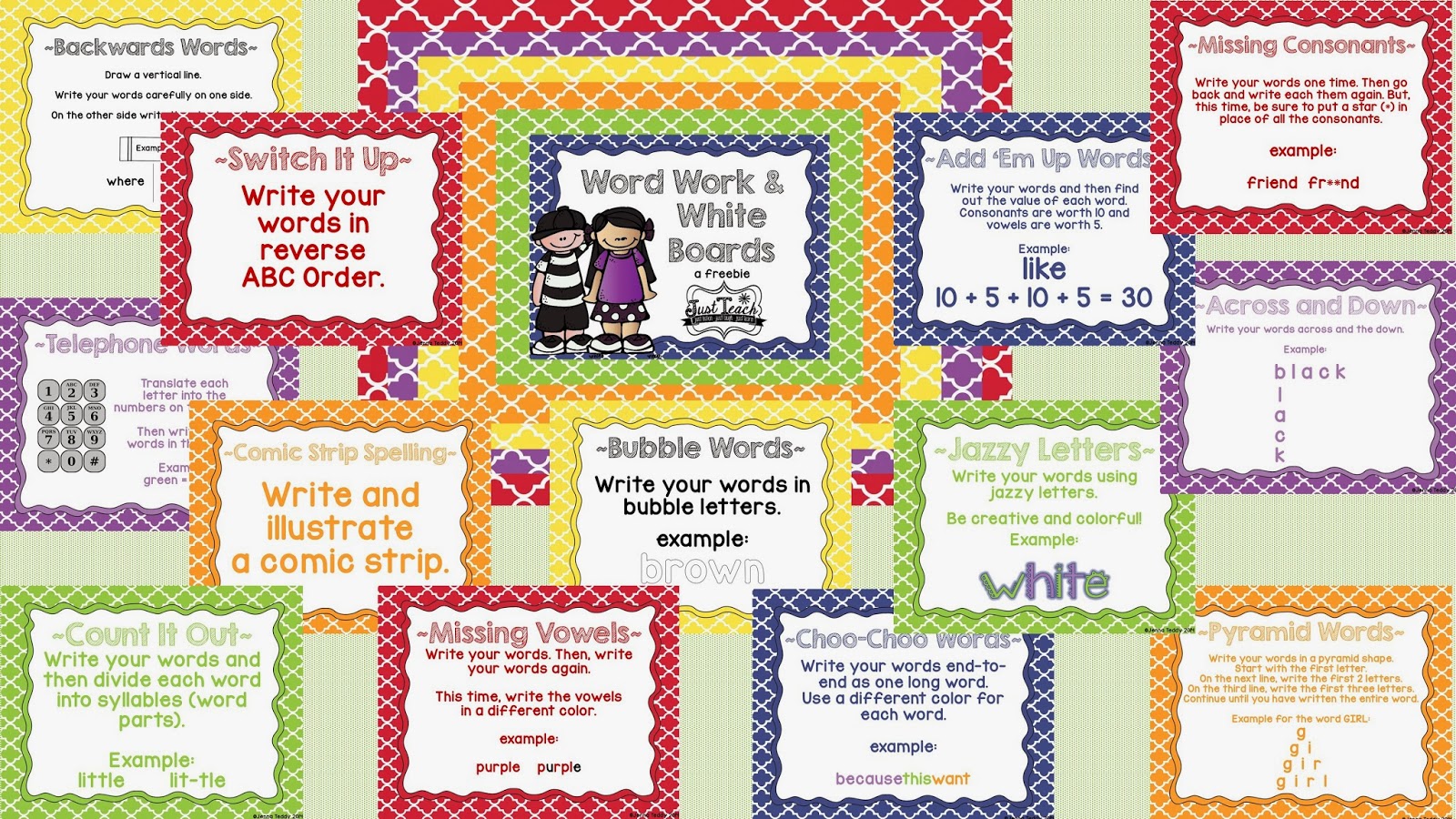 Just Teach: It's just a word work freebie