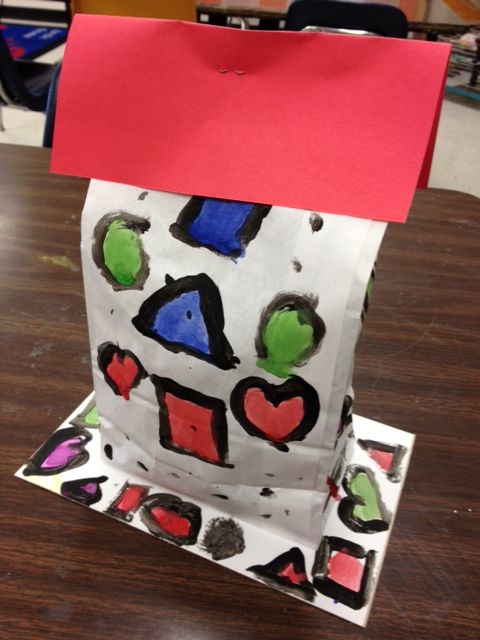 Elfers Art Room: 1st grade House Sculptures