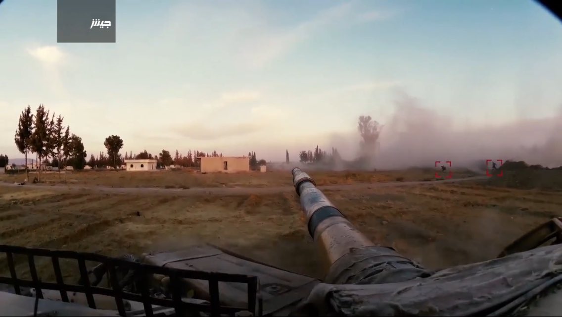 Levant War: Jaish al-Islam freedom fighters use a captured T-72 to ...