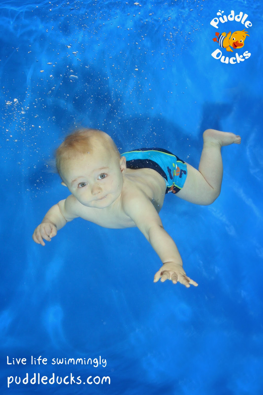 Tantrums To Smiles: Puddle Ducks - Evelyn's first swimming lesson.